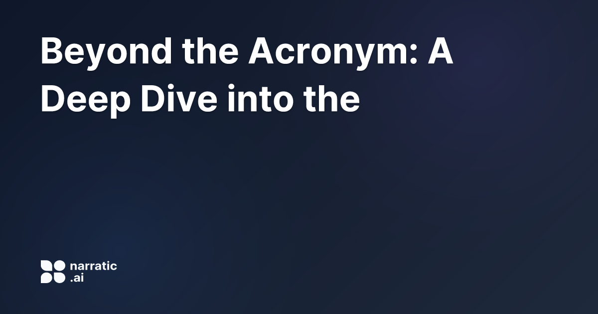 Beyond the Acronym: A Deep Dive into the SPICED... | Narratic AI